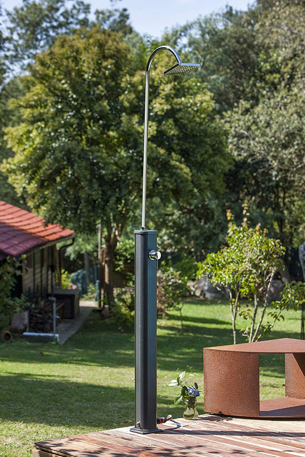 DUCHA SOLAR GRE JARDIN 18 LTS ALUMINIO PISCINAS GRE - PISCINAS GRE ...