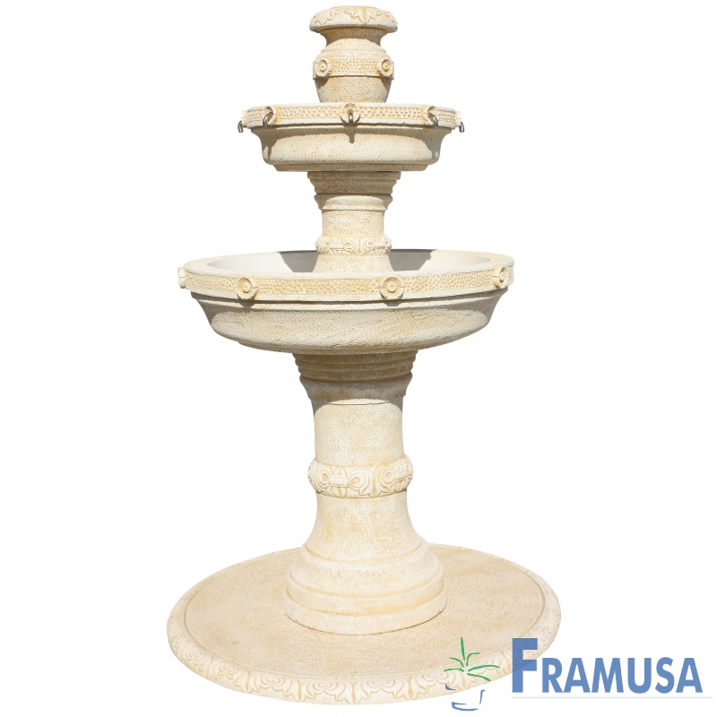 FUENTE DE PIEDRA ARTIFICIAL CENTRAL DORITA CON BOMBA PARA JARDIN ...