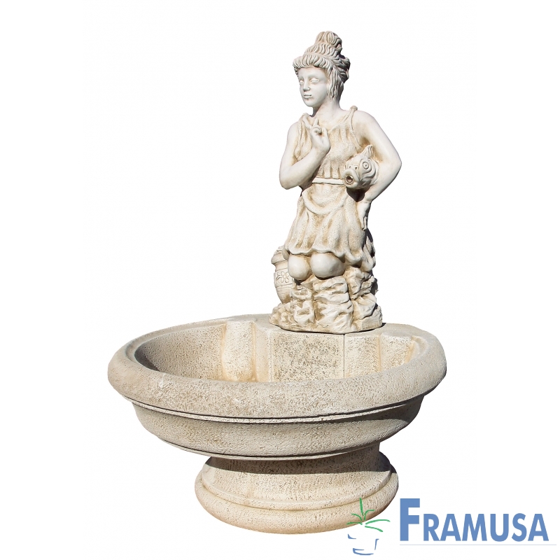 2 FUENTES DE PIEDRA ARTIFICIAL PARA JARDIN - FUENTES DE PIEDRA Y POZOS ...